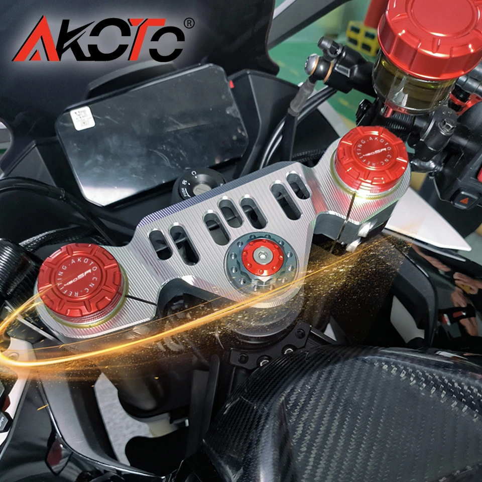 Motorcycles Upper shock-absorbing Trim Covers Front Shock-Absorbing Cap ...