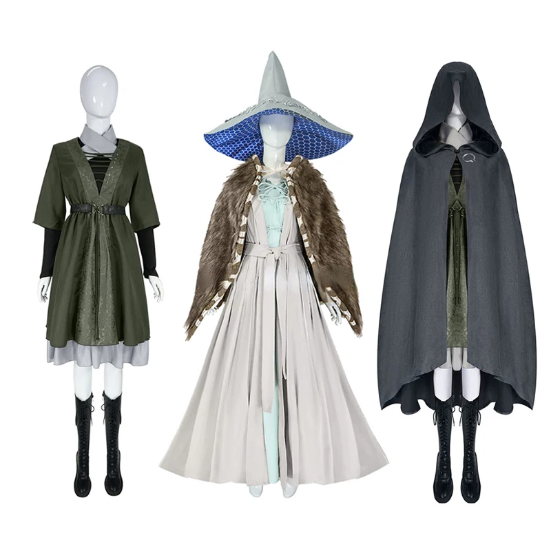 Game-Melina-Ranni-Cosplay-Costumes-Dresses-Full-Set-Cloak-Headgear ...