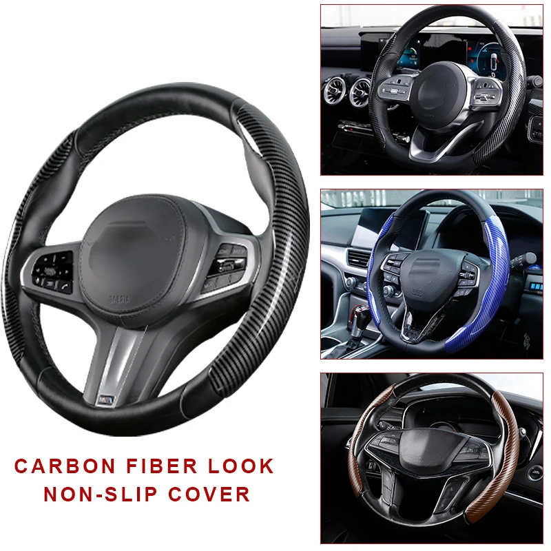One-pair-car-steering-wheel-cover-for-vehicles-SUV-minivan-universal ...