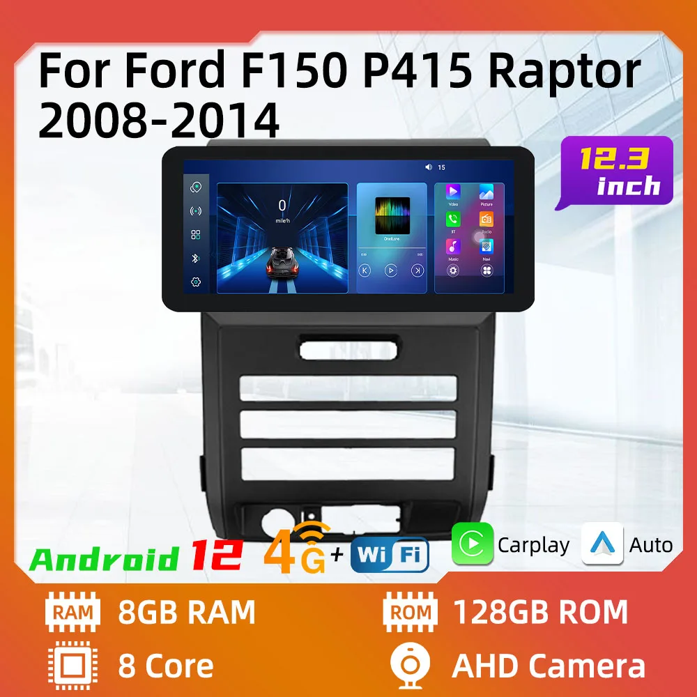 Car Multimedia Screen For Ford F150 P415 Raptor 2008-2014 2 Din Android ...