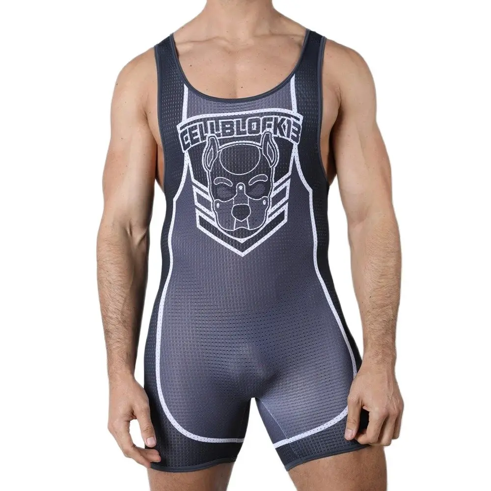Wrestl-Apparel-Kennel-Club-Cellblock-13-Men-s-Wrestling-Zipper-Singlets ...