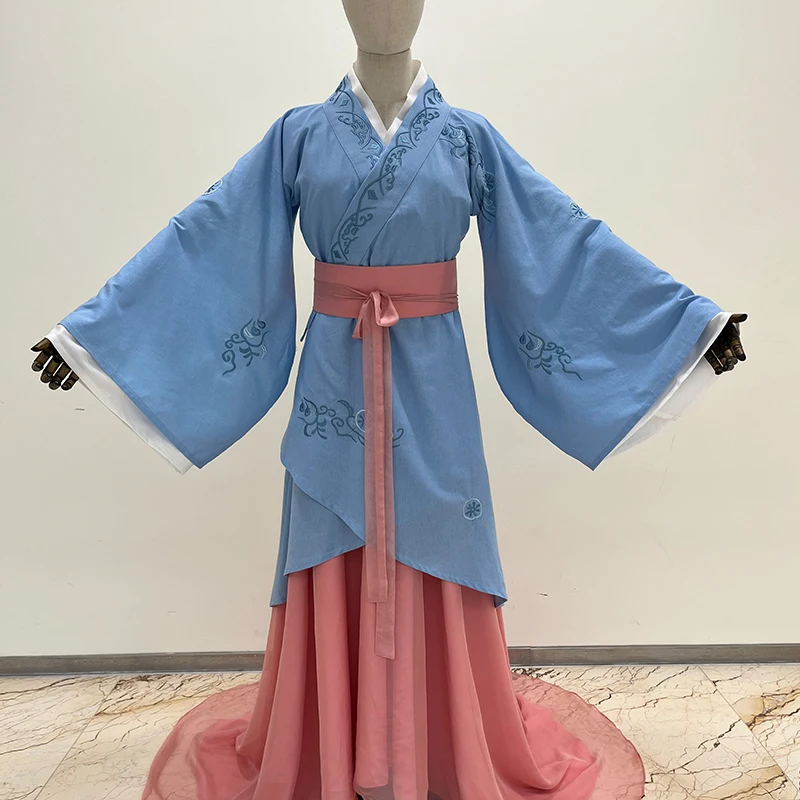 Han-Dynasty-Princess-Maid-Costume-Female-Hanfu-Actress-Zhao-Lusi-Same ...