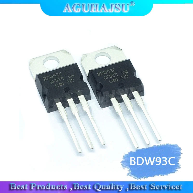 10PCS BDW93C TO-220 BDW93 TO220 NPN Darlington Transistor new original ...