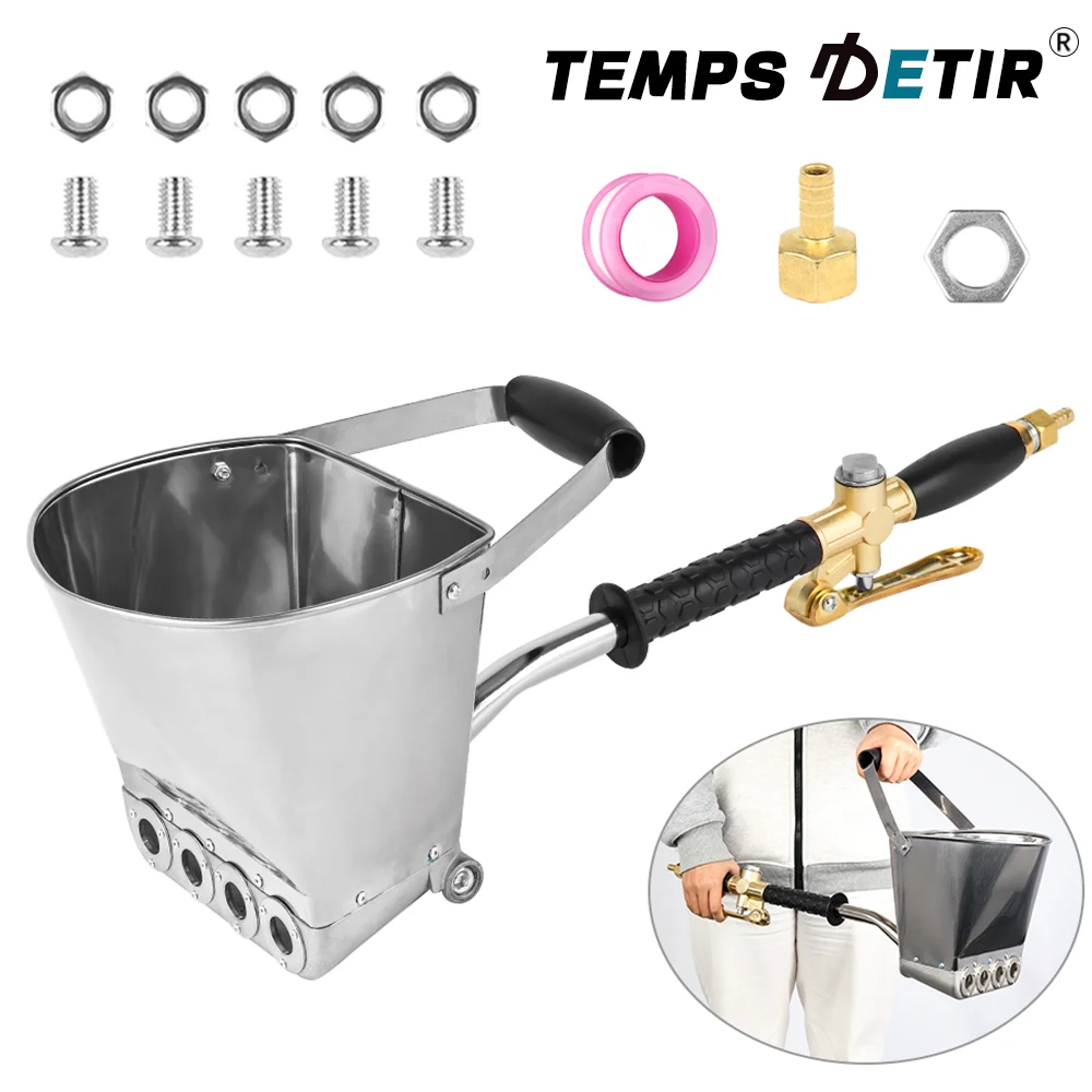 4-Hole-Fast-Transport-Professional-Wall-Cement-Spray-Gun-Home-Cement ...