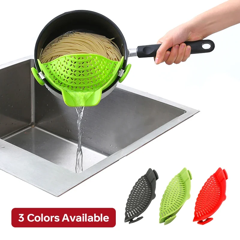 Universal-Silicone-Clip-on-Pan-Pot-Strainer-Anti-Spill-Pasta-Pot ...