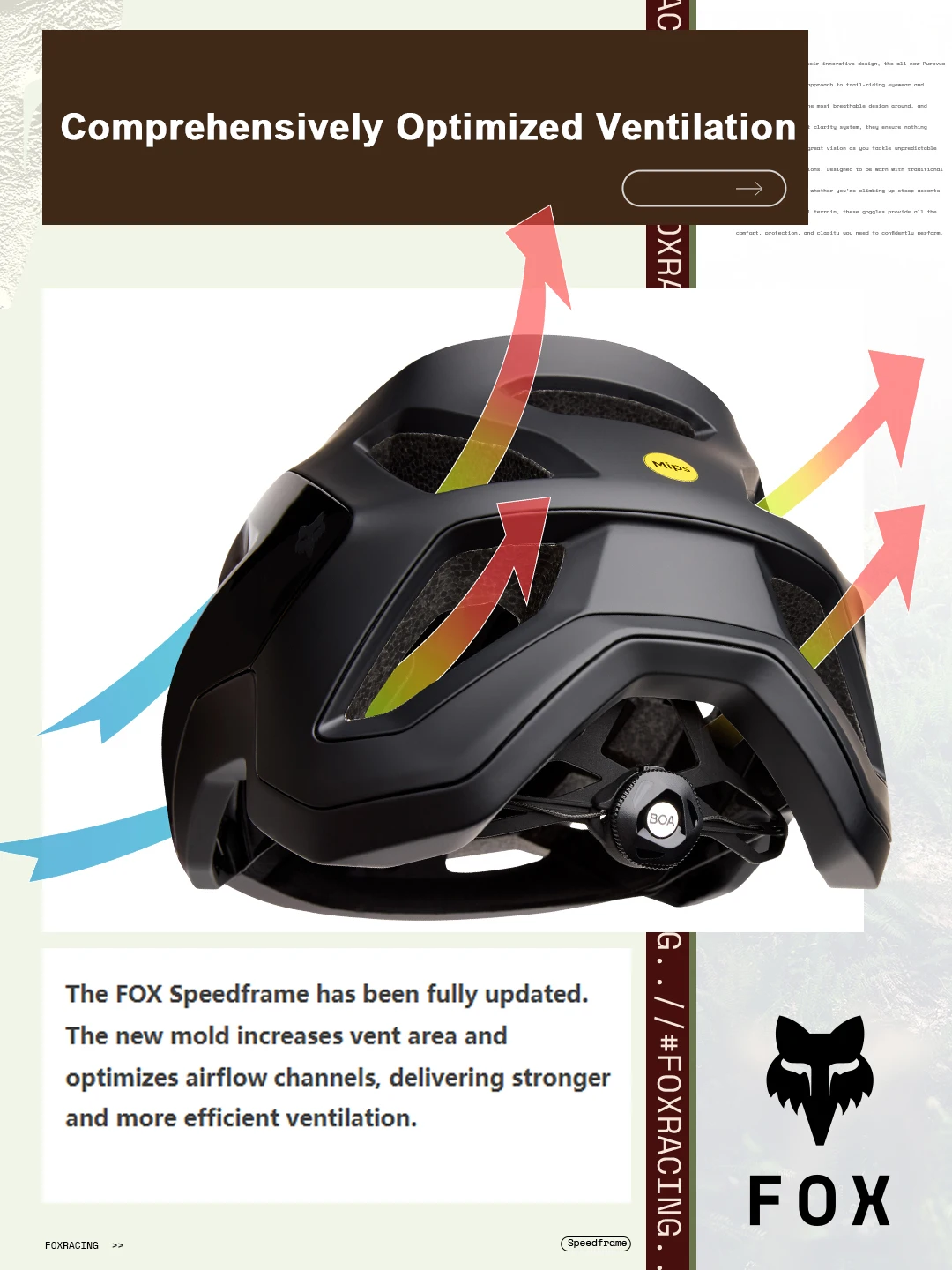 Шлем FOX Speedframe 2 Pro и RS — сверхлегкий для горного велосипеда XC ...