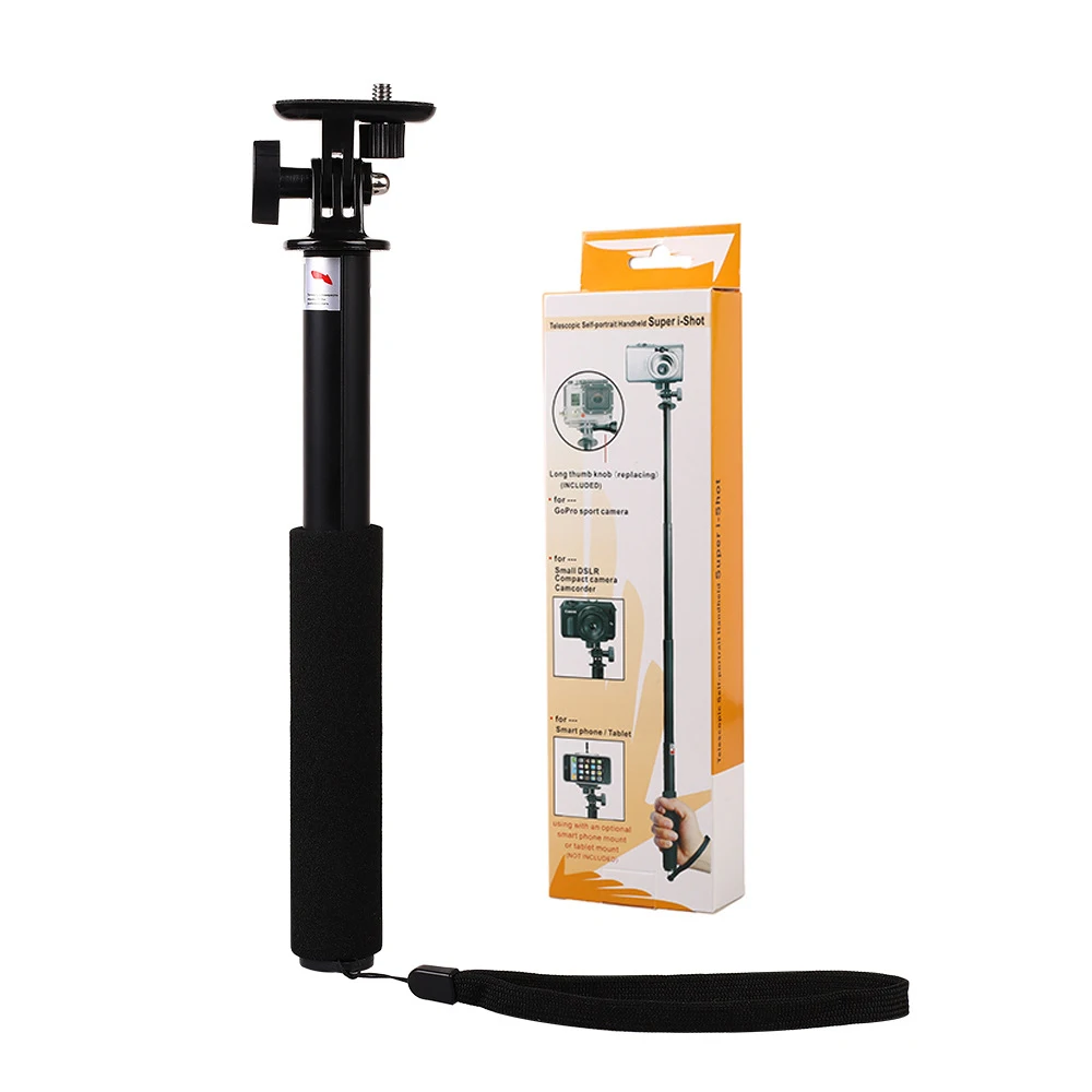 Selfie Stick Handheld Aluminum 4-Section Telescopic (225-755 mm) for ...
