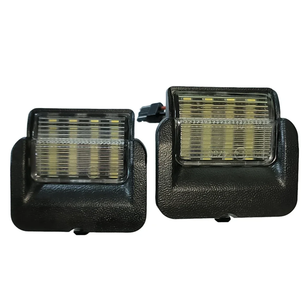 2Pcs Error Free White LED License Plate Light Number Plate Lamp For VW ...