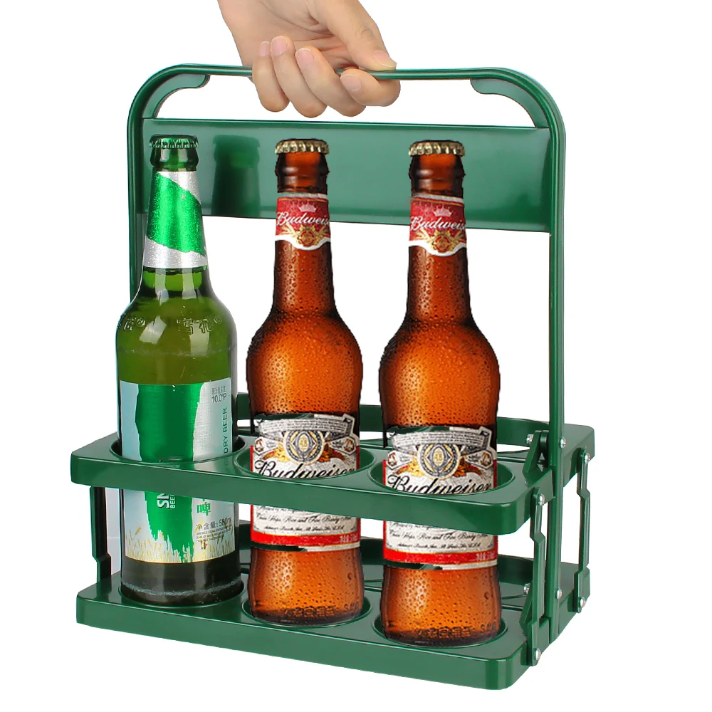 Reusable-Durable-Foldable-Beer-Bottle-Carrier-Cup-Organizer-Bar ...