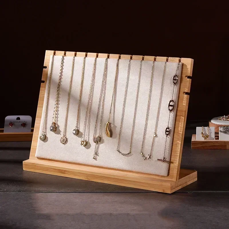 Classical-Large-Capacity-Jewelry-Display-Rack-Multiple-Necklace-Display ...