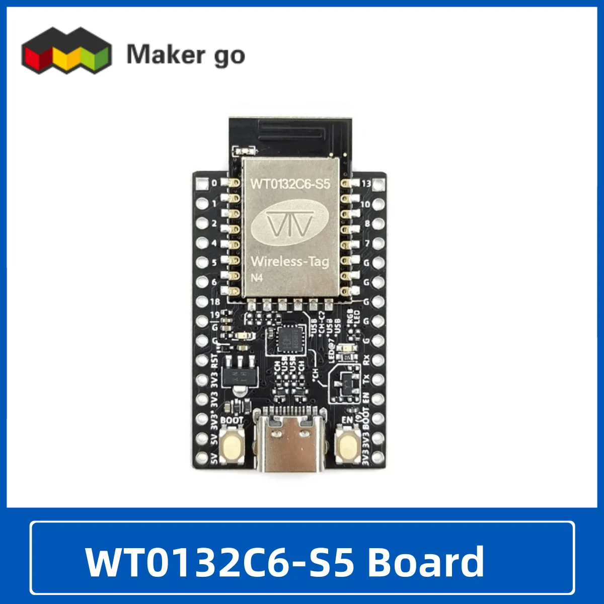 ESP32-C6-Development-Board-Module-alto-desempenho-WiFi-e-Bluetooth-Dual ...
