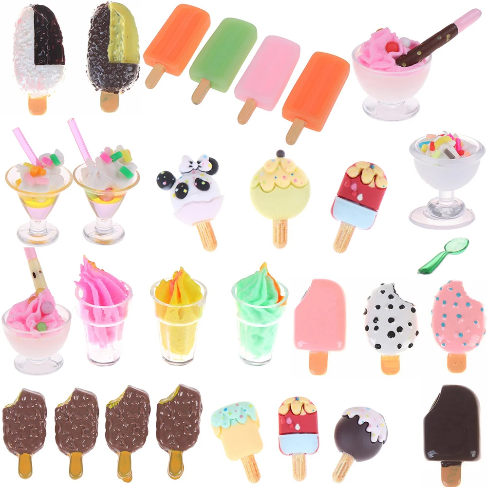 1-5pcs-Mini-Dollhouse-Miniature-Pretend-Toy-Mini-Soft-Ice-Cream-Cups ...
