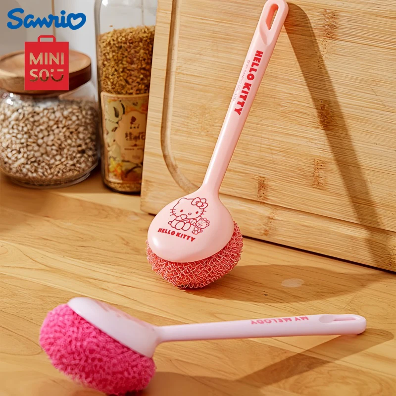 MINSO-Senrio-Kuromi-Dish-Washing-Brush-Cartoon-Cute-Cinnamoroll-PP-Long ...