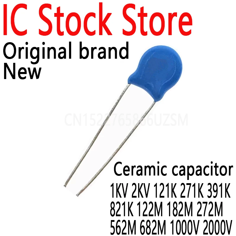 Capacitor-cer-mico-de-alta-tens-o-original-1KV-2KV-121K-271K-391K-821K ...