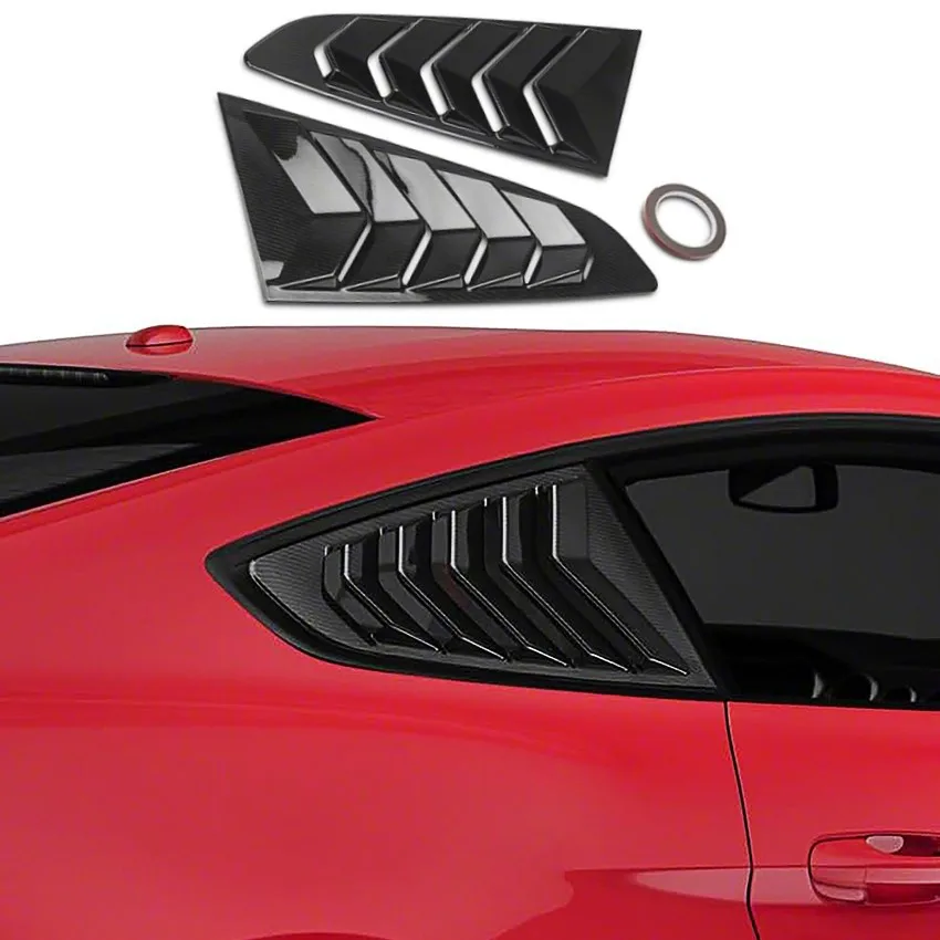 Car Rear Window Louvers for Ford Mustang 2015-2022 Shutter Blind ...