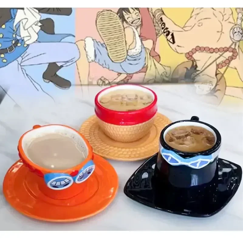 Anime-One-Piece-Luffy-Straw-Hat-Bowl-Water-Cups-Cute-Ramen-Bowl-Cartoon ...
