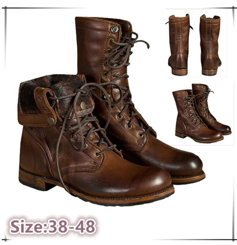 Botas-medievales-para-hombre-zapatos-de-moto-botines-para-jinete-botas ...