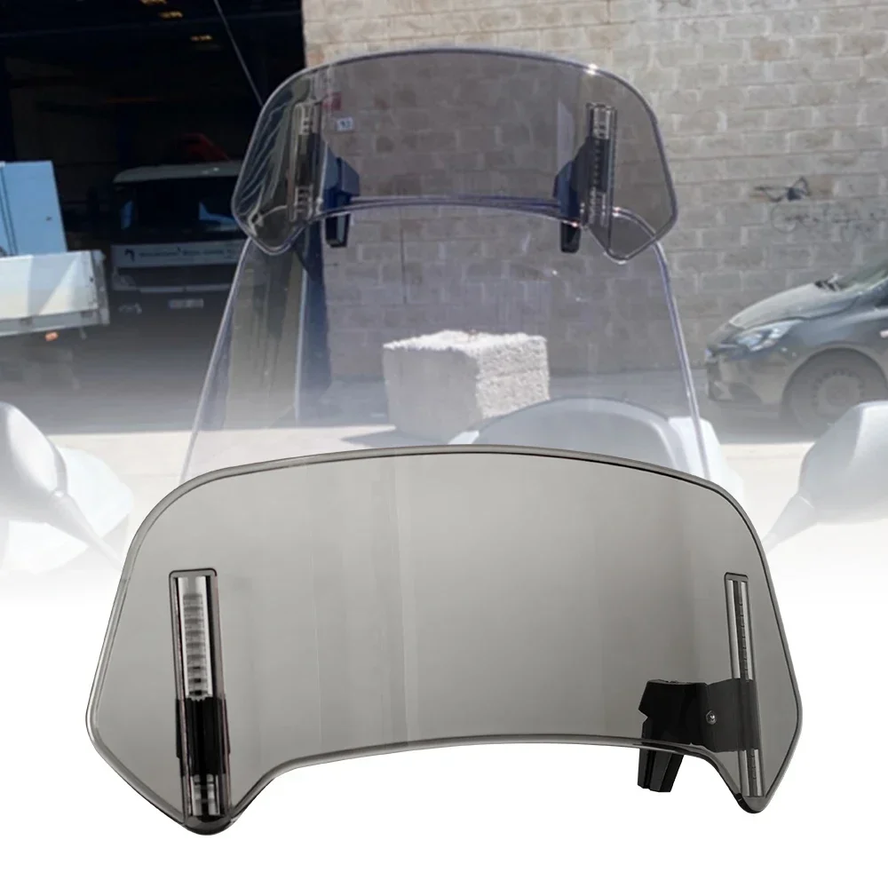Universal-Motorcycle-Windshield-Extension-Adjustable-Spoiler-Deflector ...