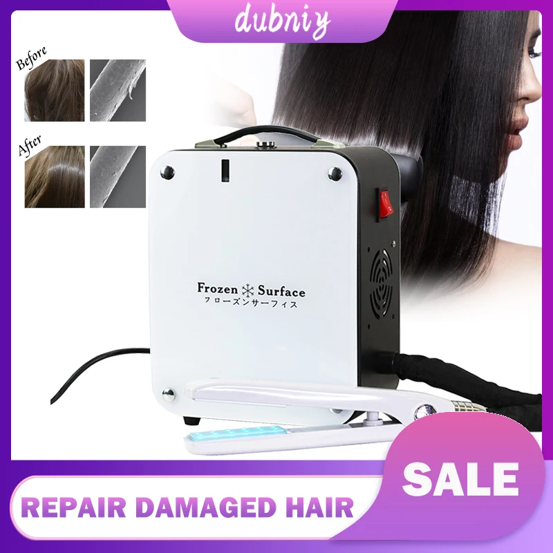 Ice-Cold-Frozen-Cryotherapy-Flat-Iron-Clip-Hair-Care-Machine-Repair ...