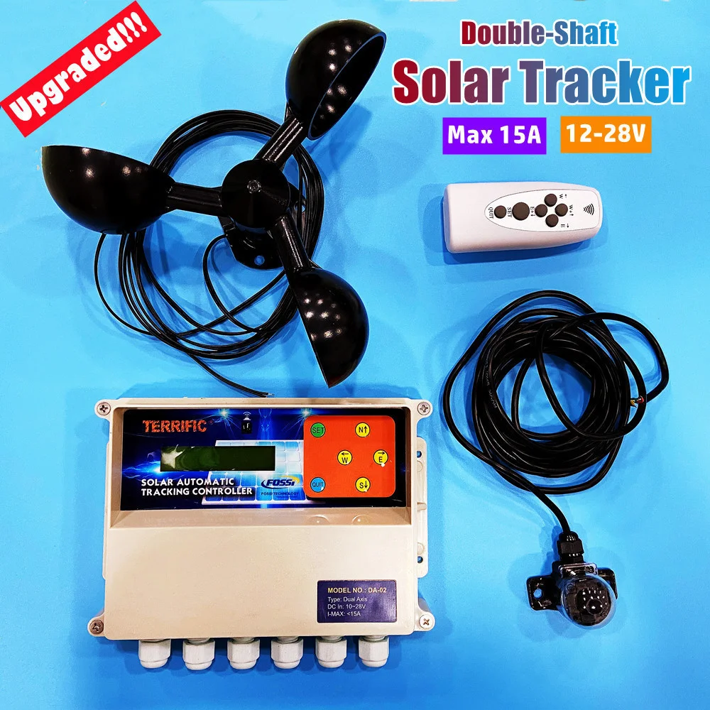 NEW-Double-Shaft-Solar-Tracker-Controller-Dual-Axis-Sun-Automatic ...