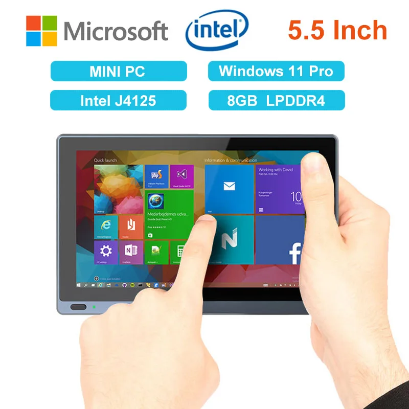2023-Portable-Pocket-Tablet-Mini-PC-Box-Windows-11-5-5-Inch-Touch ...