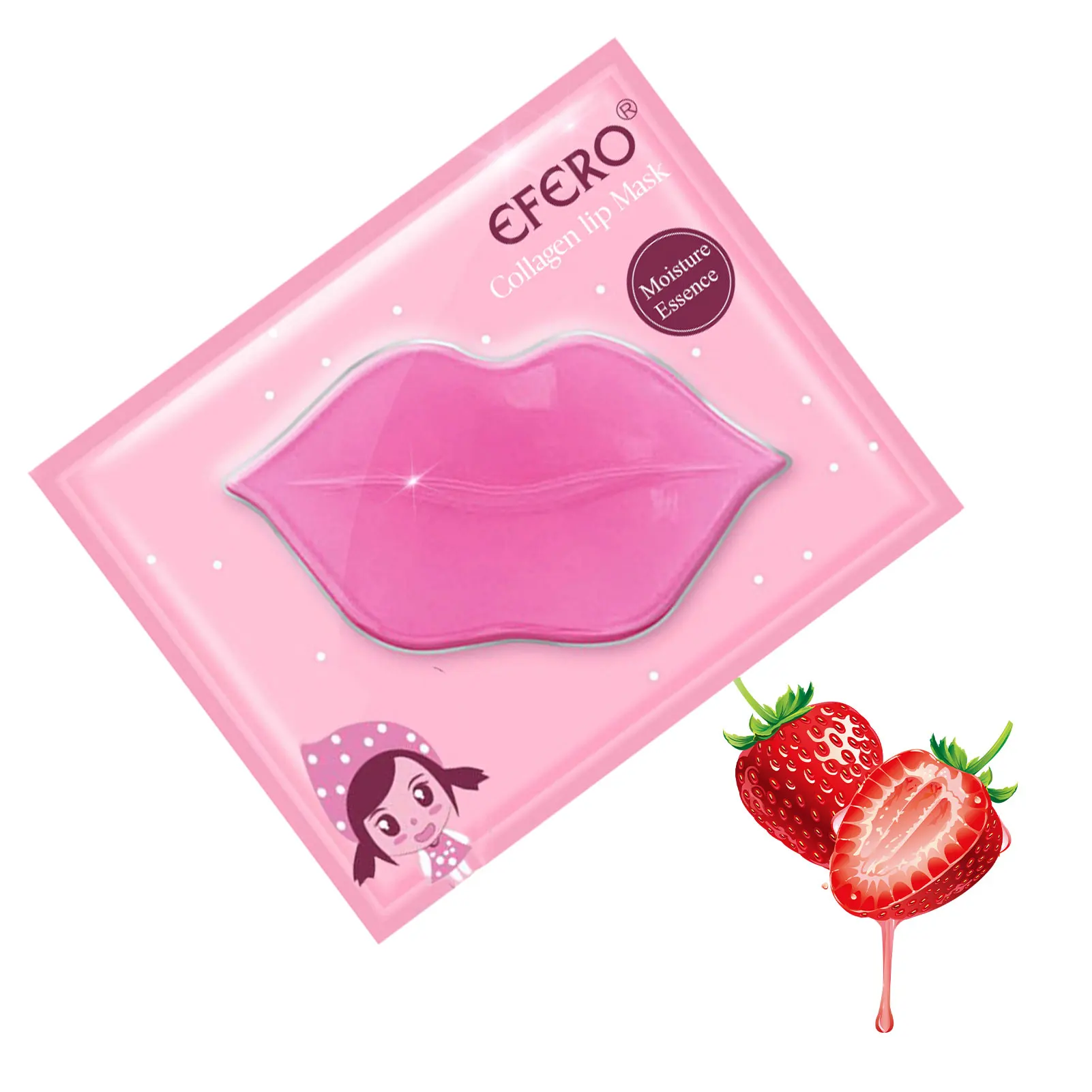 Cherry Lip Patch Hydrating Plumper Lip Mask Moisturizing Anti-wrinkle ...