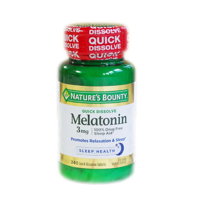 3mg Melatonin 240 Count – Gentle Sleep Aid to Regulate Circadian Rhythm ...