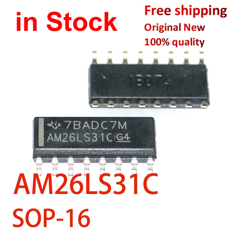 (5 piece)100% New Original AM26LS31C AM26LS31CDR 26LS31 26LSAC SOP-16 ...
