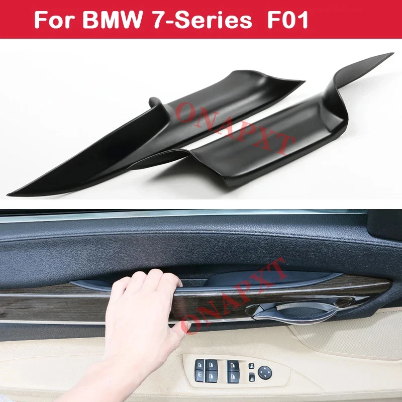 For-BMW-7-Series-F01-Car-Interior-Door-Handles-Front-Rear-Left-Right ...
