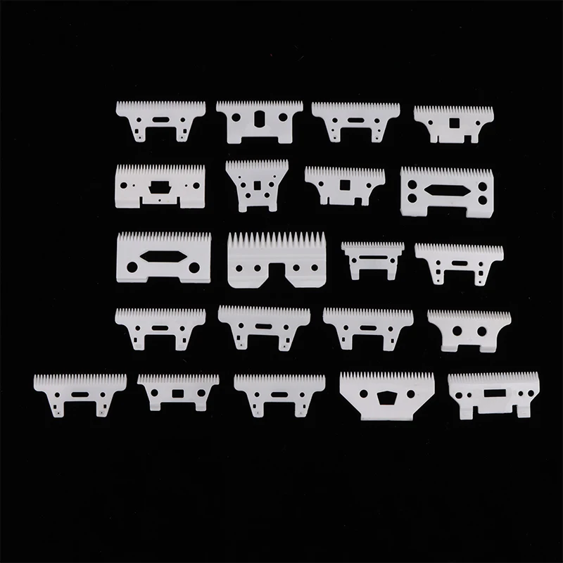 2-Hole-Stagger-Tooth-Ceramic-Movable-Blade-Cordless-Clipper-Replaceable ...