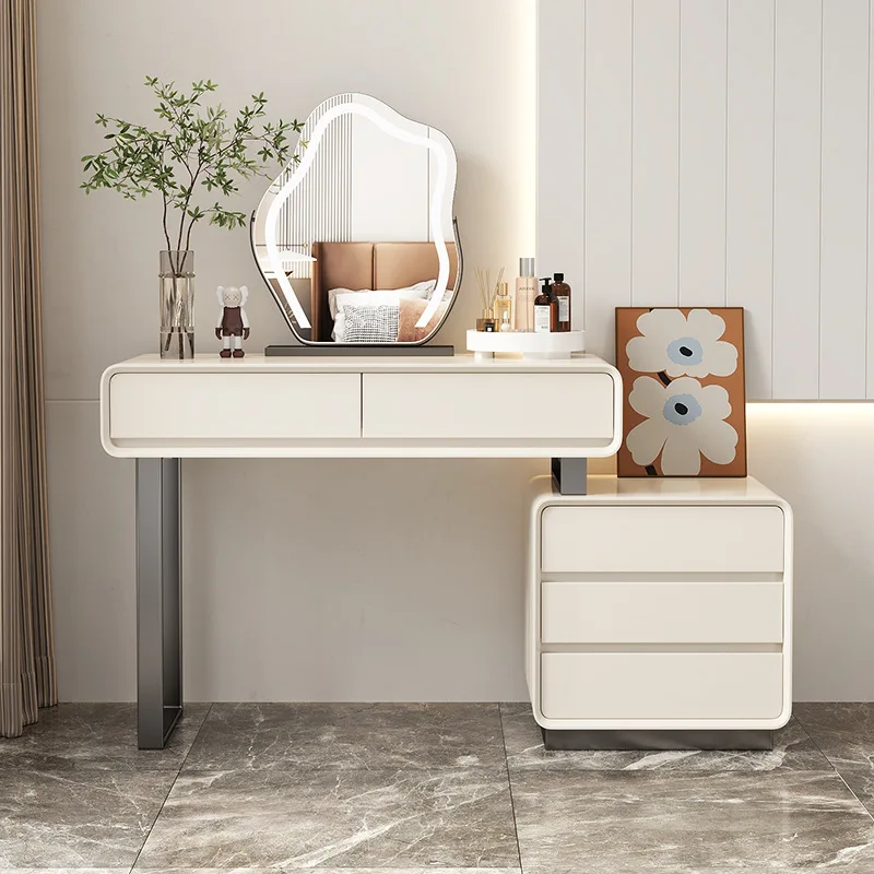 Simple-Bedroom-Furniture-Mordern-Dresser-Table-And-Acrylic-Chair ...