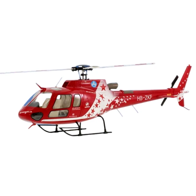600 Size AS350 RC Helicopter Scale Fuselage With Mechanic, 42% OFF