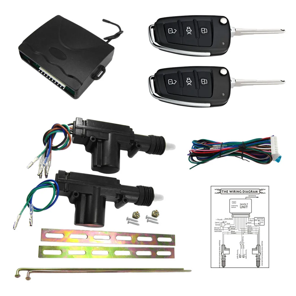 24V-Truck-Central-Door-Lock-Remote-Control-Entry-System-Waterproof-Dust ...