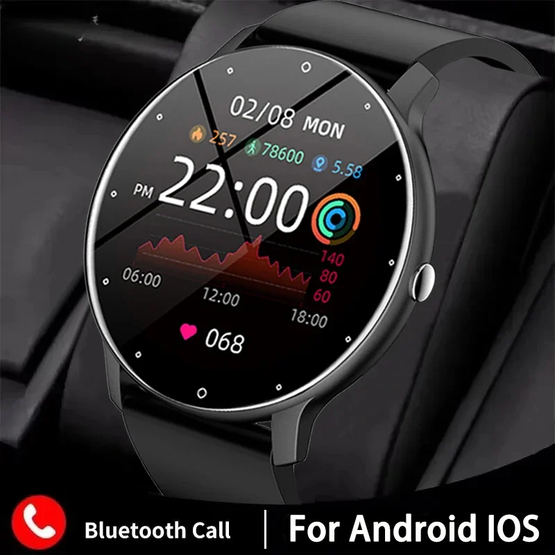 Smartwatch-Full-Touch-Screen-com-caixa-para-homens-rel-gio-de-fitness ...