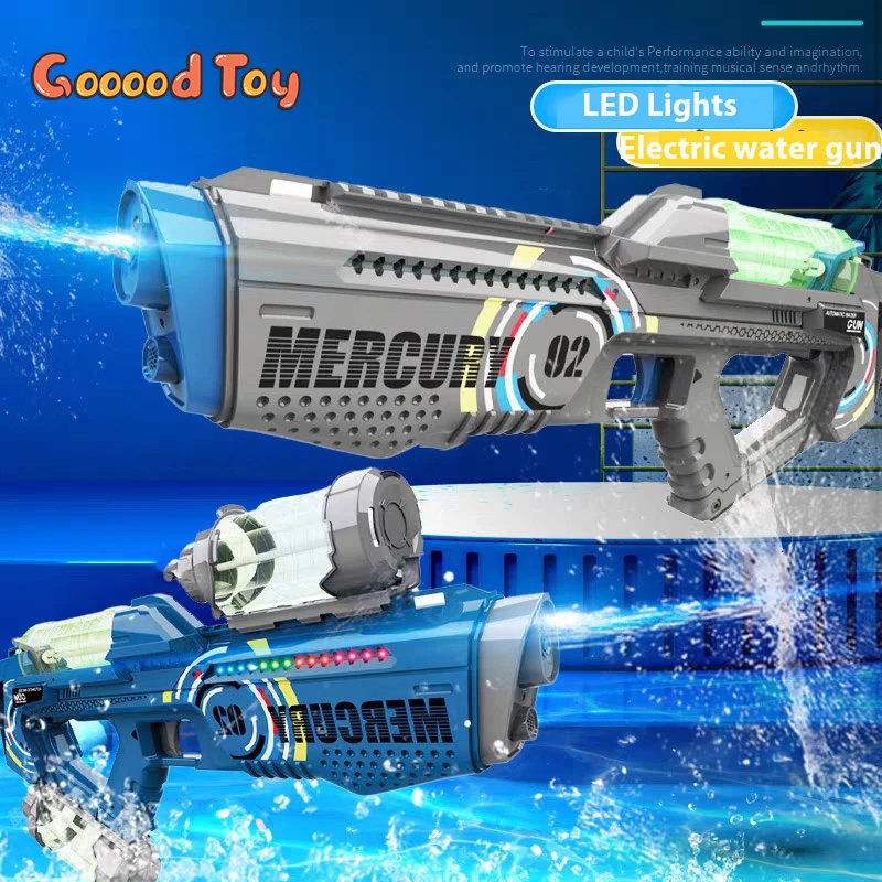 Electric-Water-Gun-Led-Pistol-Automatic-Watergun-Continuous-Shooting ...