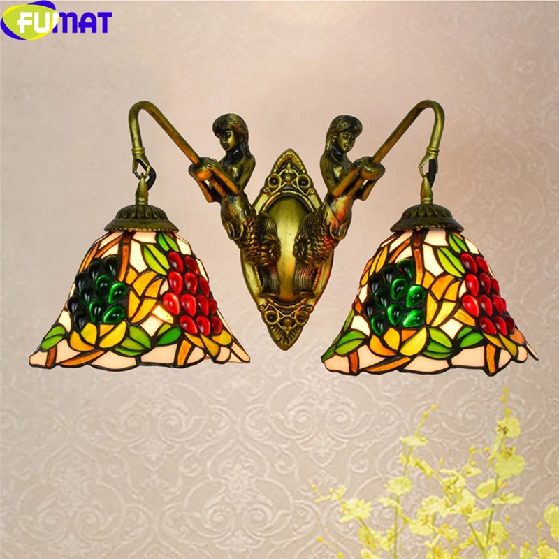 Tiffany Mermaid Lamp | Wall Sconce Tiffany | Tiffany Wall Light ...