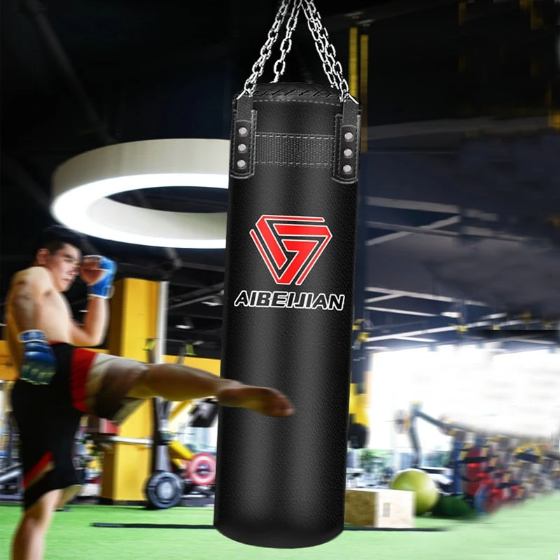 Bolsa de boxeo Kickboxing de fibra MMA, saco de arena con gancho ...