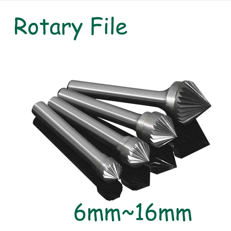 Grinding Head 90 degree Conical Alloy Hard Metal Wood Carving Tungsten ...