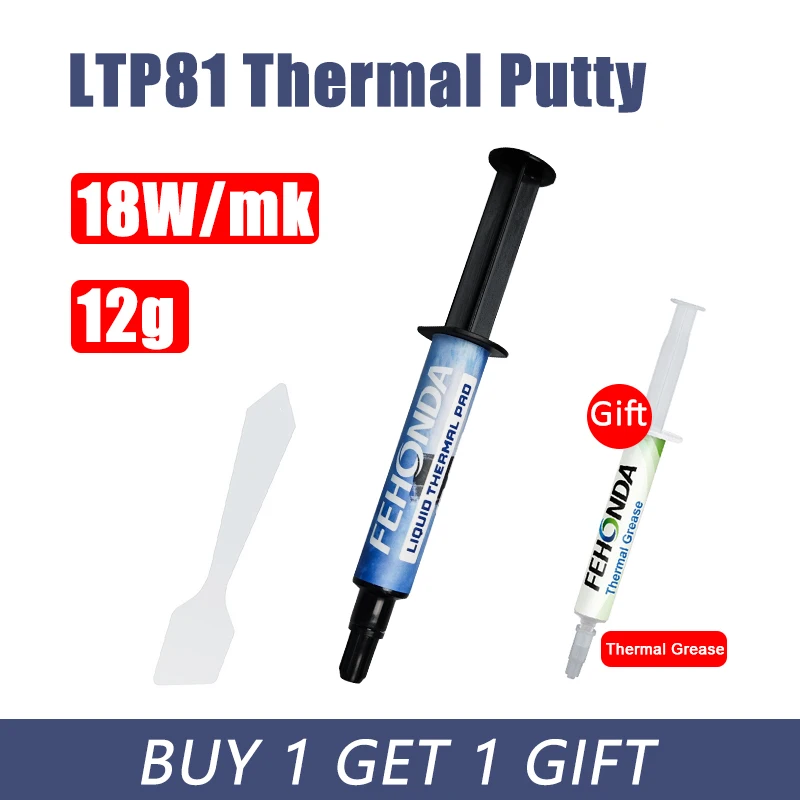 Fehonda-LTP81-18w-Mk-Liquid-Thermal-Pad-12g-VGA-GPU-IC-Processor-Rapid ...
