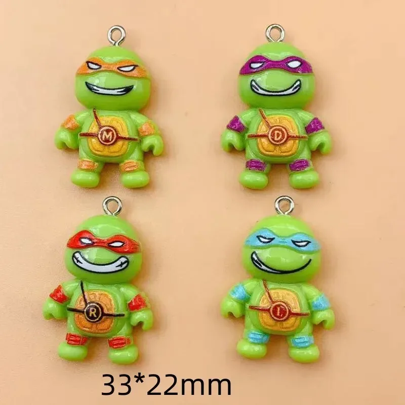 10pcs-Lovely-Colorful-Turtle-Charms-for-Jewelry-Making-Resin-Sea ...