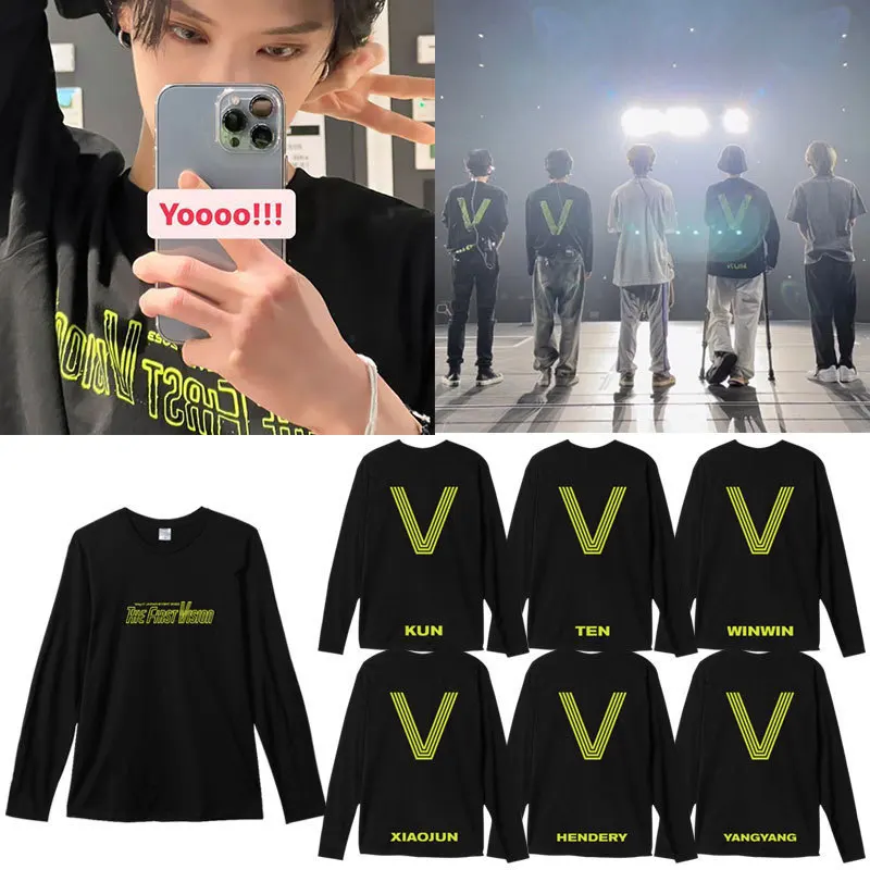 WayV-Japan-Concert-Tour-Same-T-shirt-Fashion-Loose-Cotton-T-Shirt-Women ...