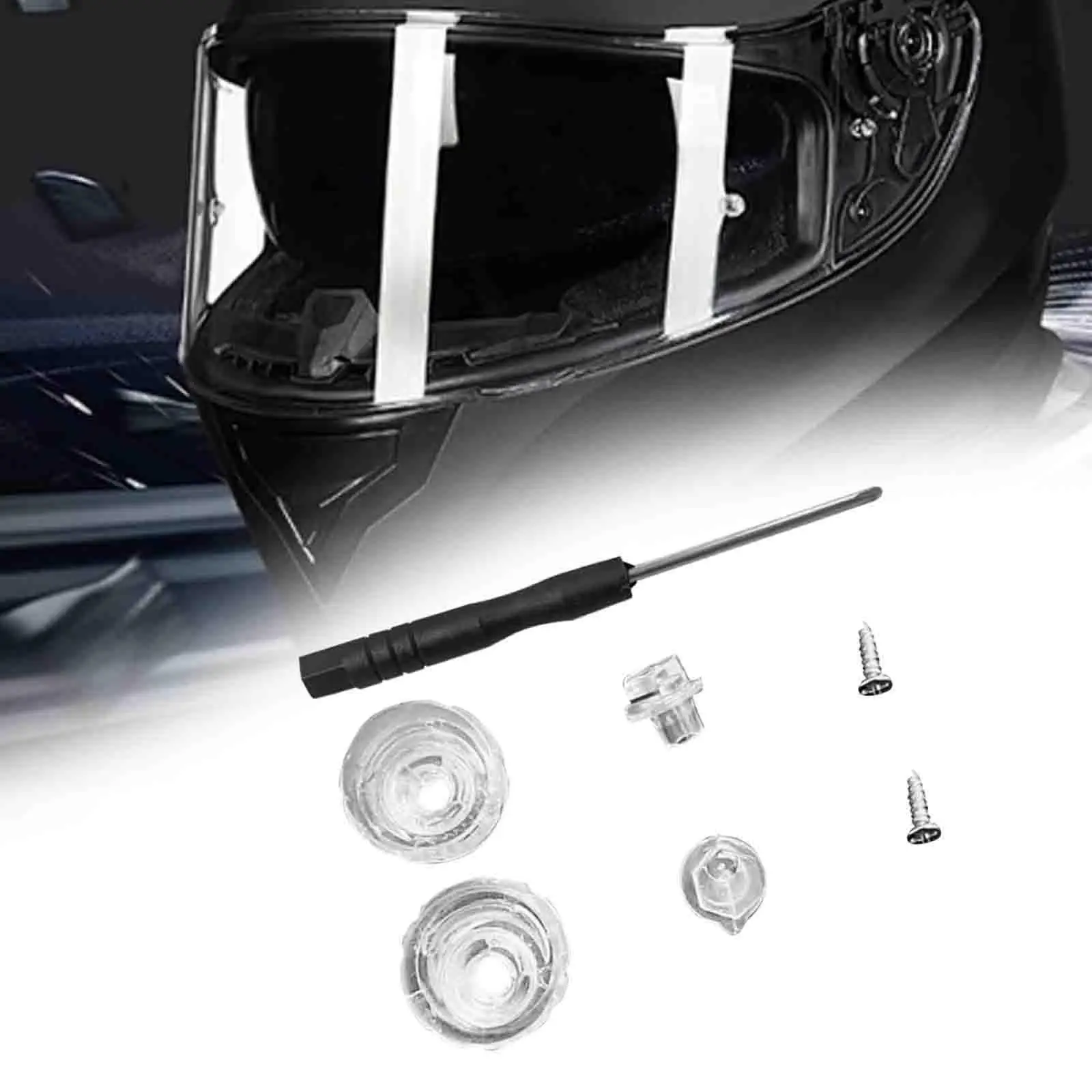 Helmet Visor Pins Wide View Anti Fog Insert Pins for Shoei CW1 Xspirit ...