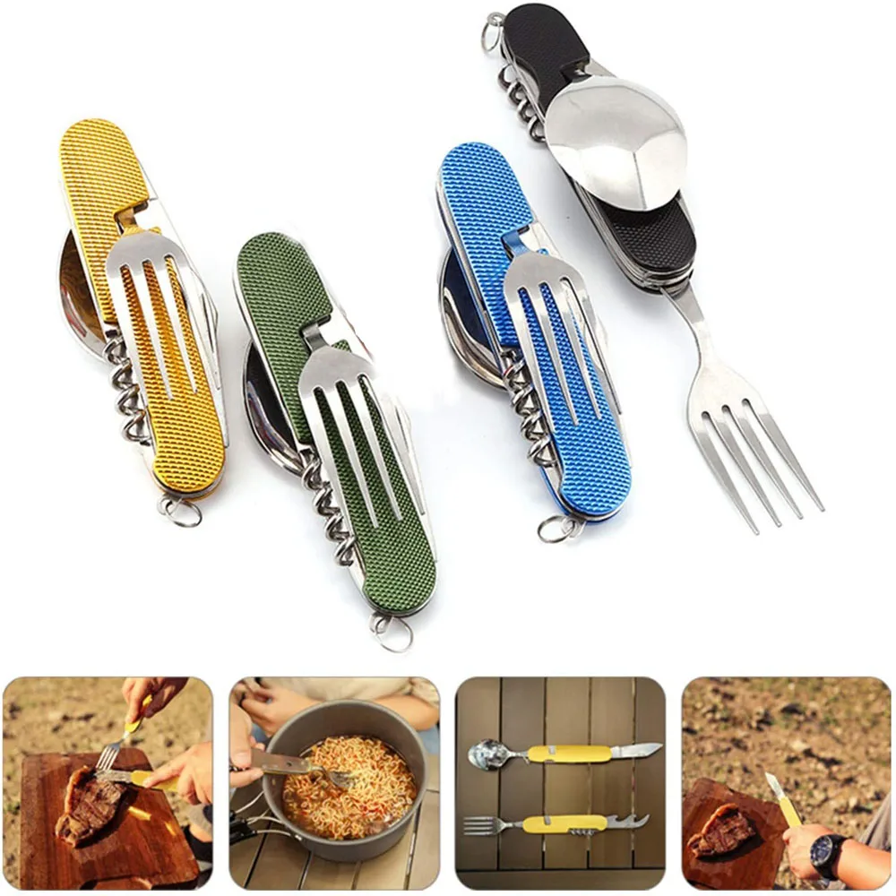 Multitool Folding Knife 6 In 1 Portable Pocket Swiss Knife Outdoor ...