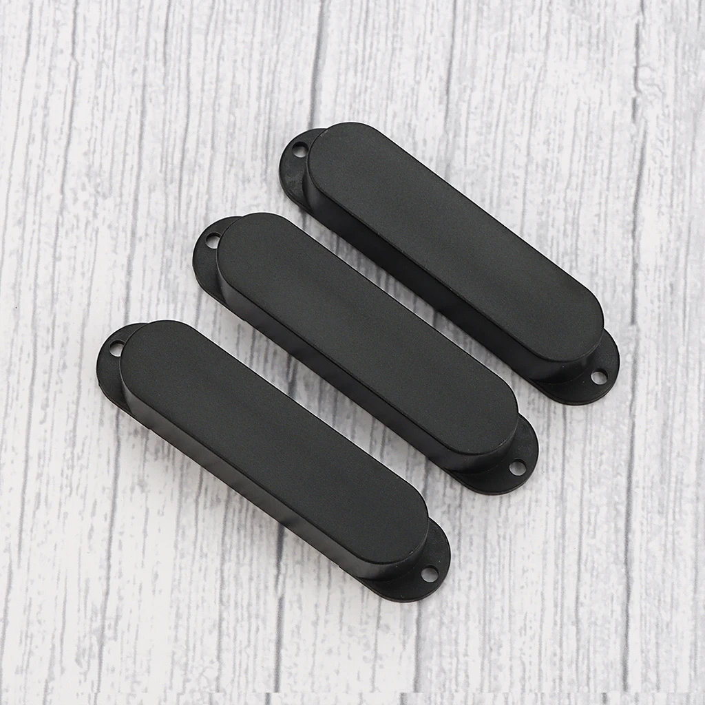3 Pieces Closed Plastic Single Coil Guitar Pickup Covers High Quality ...