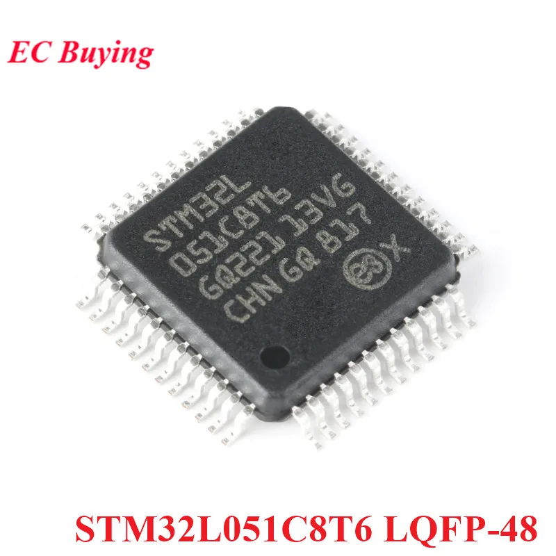 STM32L051C8T6-LQFP-48-STM32L051-STM32-L051C8T6-LQFP48-Cortex-M0-32-bit-Microcontroller-MCU-IC ...