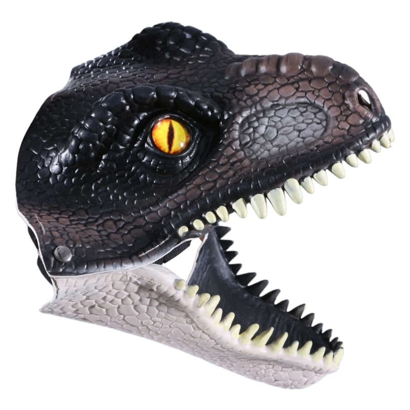 Movable-Dinosaur-Mask-with-Opening-Jaw-Tyrannosaurus-Masks-Birthday ...