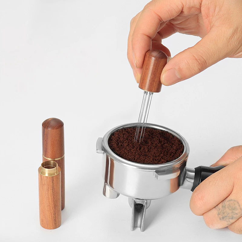 6 pins Mini Coffee Tamper Needle Stainless Steel Coffee Powder ...