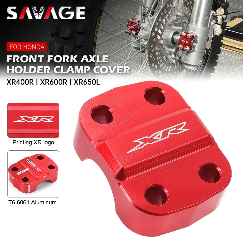 Front Fork Axle Holder Clamp Cover For HONDA XR400R 1996-2004 XR650L XR ...