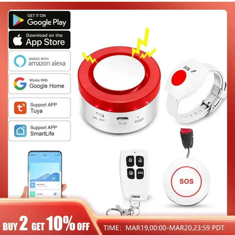 WiFi-Panic-Button-for-Elderly-Senior-Emergency-Fall-Alert-Devices-SOS ...