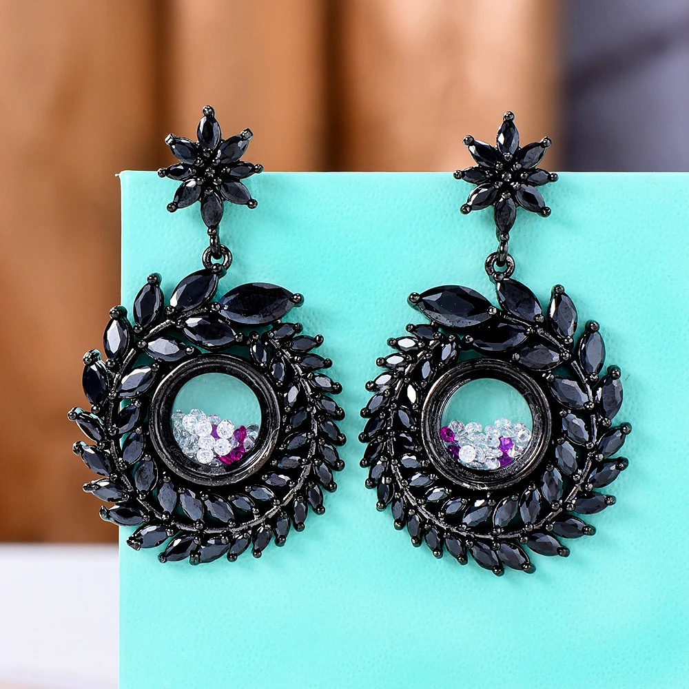 Missvikki-Luxury-Fine-Round-Movable-CZ-Earrings-Full-Mirco-Paved-Cubic ...
